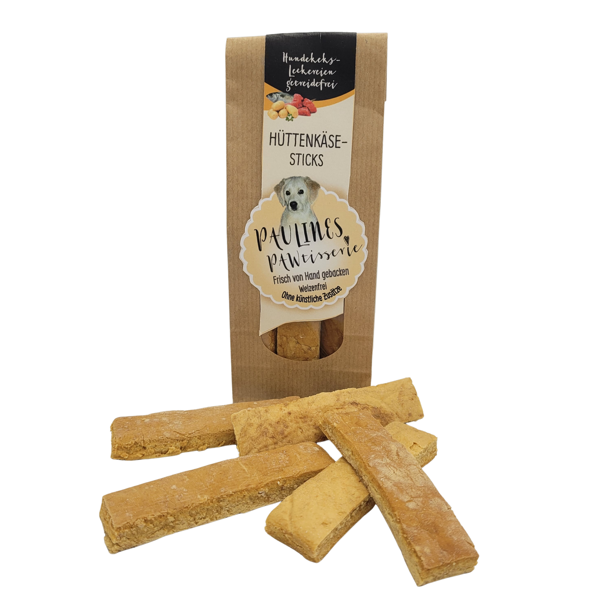 Hüttenkäse Sticks - getreidefreie Hundekekse | Paulines Pawtisserie ...